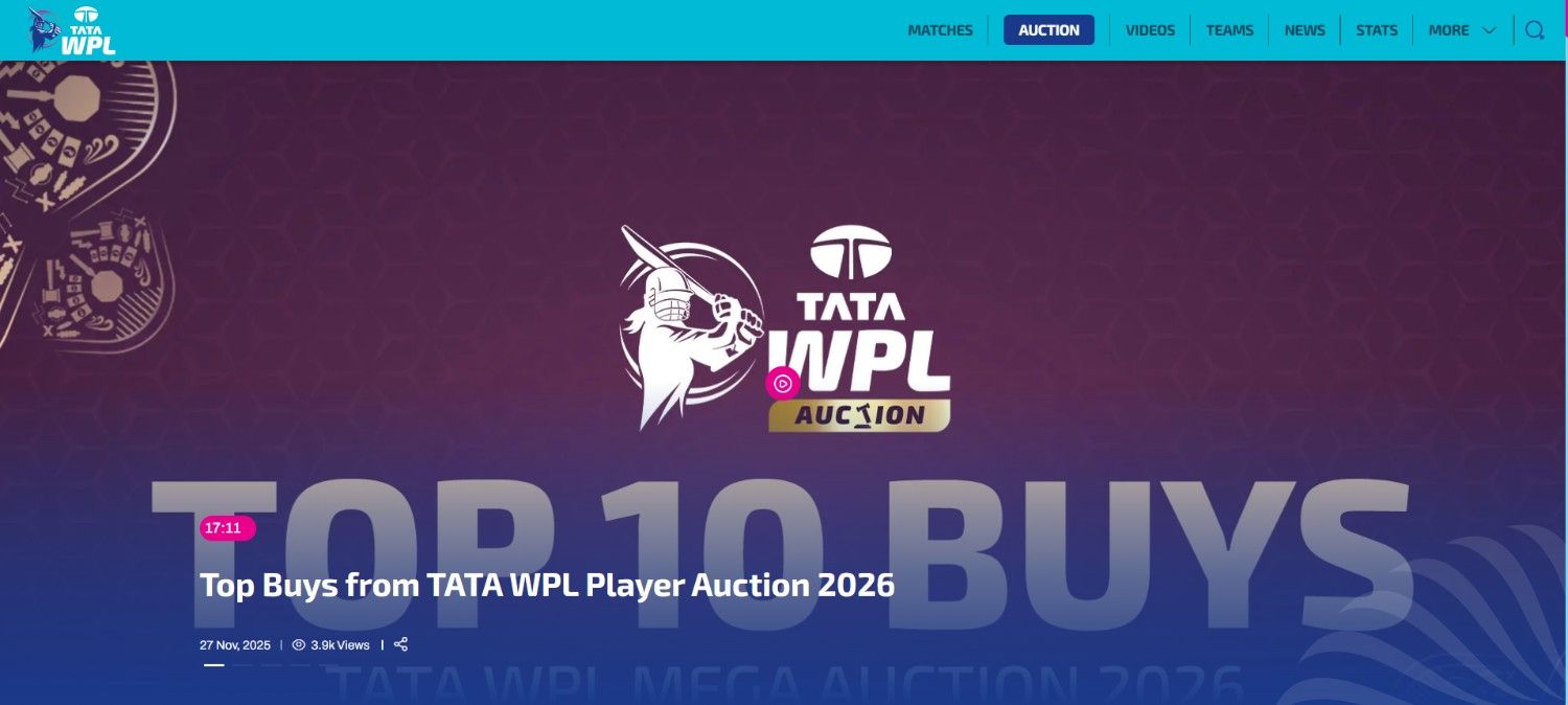 WPL 2026 Teams – Complete Squads & Players Info